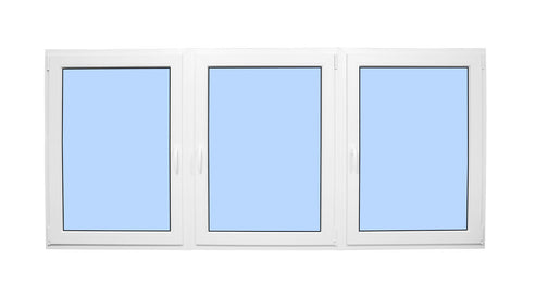 108"x60" Triple Sash European uPVC Tilt and Turn Window – Windoorfull ...