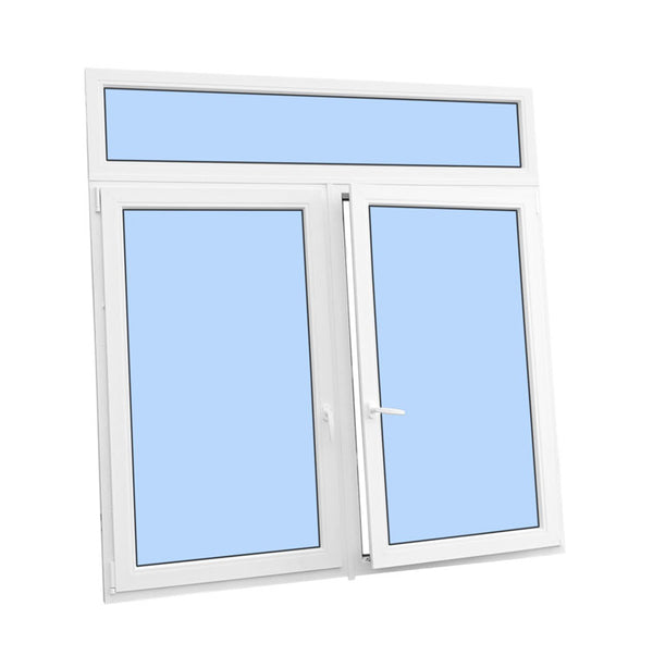 Double Sash Window with Transom – Windoorfull Imports Inc