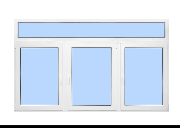 Triple Sash Window with Transom – Windoorfull Imports Inc